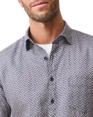 Rodd & Gunn Featherson Sports Fit Shirt - Bluestone