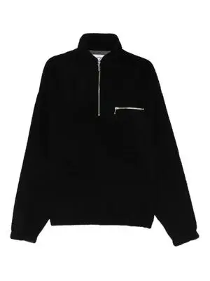 LC23 Zip-detail High Neck Sweatshirt
