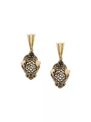 Iosselliani Puro Cheetah Earrings - Metallic
