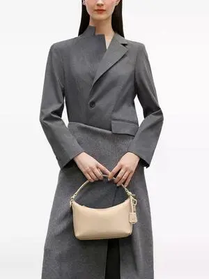 MAISON DE SABRE Leather Detachable Strap Tote Bag - Neutrals