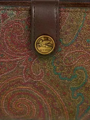 Etro Arnica Paisley Shoulder-strap Wallet