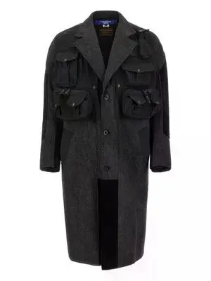 Junya Watanabe Single-breasted Coat - Black