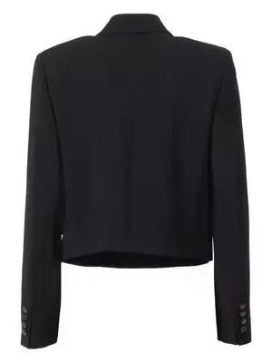 Max Mara Caprera Button Jacket - Black
