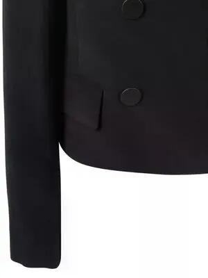 Max Mara Caprera Button Jacket - Black