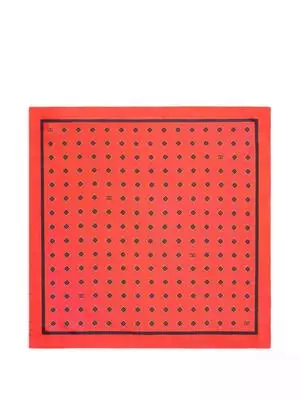 Valentino Garavani Opticool Silk Scarf - Red