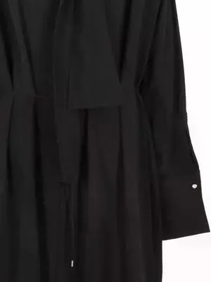 Carven Tie-neck Maxi Shirt Dress