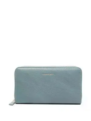 Liviana Conti Leather Wallet - Blue