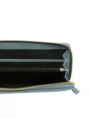 Liviana Conti Leather Wallet - Blue
