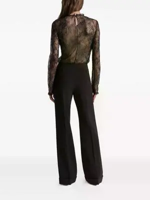 Alberta Ferretti Lace Sequin Blouse