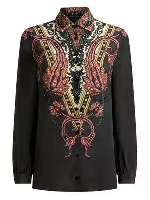 Etro Paisley-print Silk Shirt