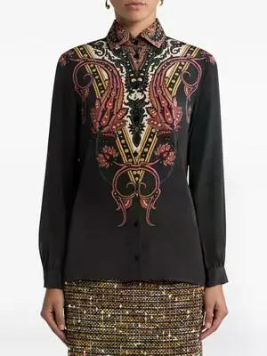 Etro Paisley-print Silk Shirt