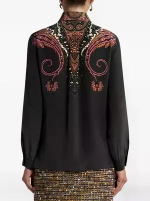 Etro Paisley-print Silk Shirt