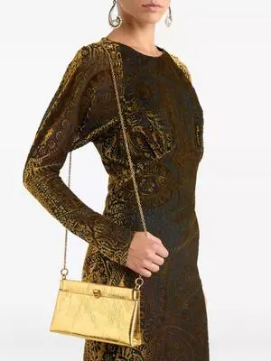 Etro Leather Chain Shoulder Bag