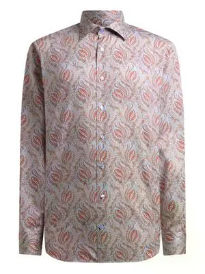 Etro Paisley Foliage Satin Shirt