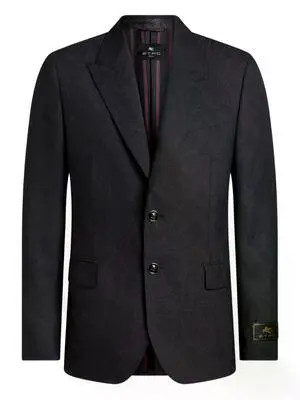 Etro Jacquard Paisley Single-breasted Jacket
