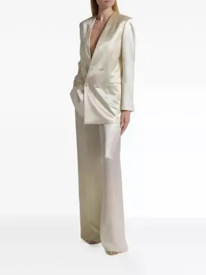 Alberta Ferretti Double-breasted Jacket - Neutrals