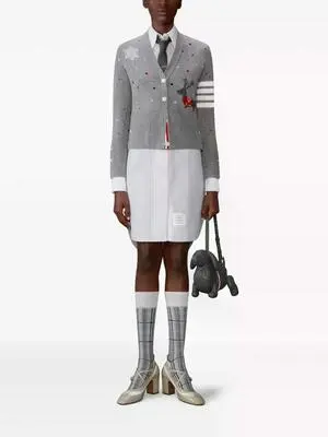 Thom Browne Hector Reindeer Intarsia Cardigan