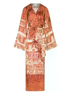 Johanna Ortiz Ollantay Printed Maxi Dress