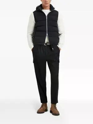 Brunello Cucinelli Cargo-pocket Wool Tapered Trousers