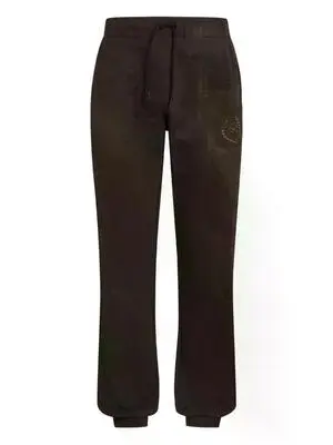 Karl Lagerfeld Logo-embroidered Trousers - Brown