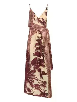 Johanna Ortiz Nouvel Arôme Ruffled Midi Dress