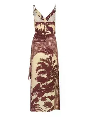 Johanna Ortiz Nouvel Arôme Ruffled Midi Dress