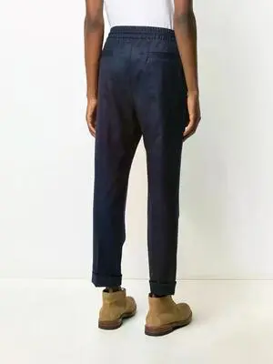 Brunello Cucinelli Cropped Drawstring Trousers
