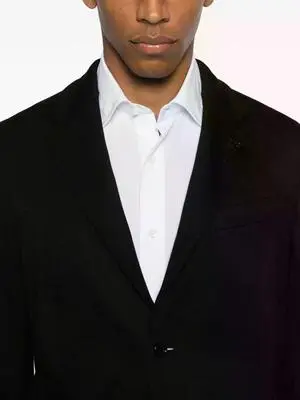LARDINI Single-breasted Blazer - Black