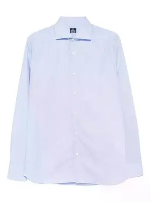 TRUZZI Checked-patterb Shirt - Blue