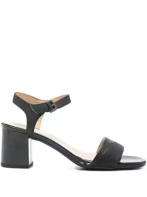 Geox 65mm Block Heel Buckle Sandals