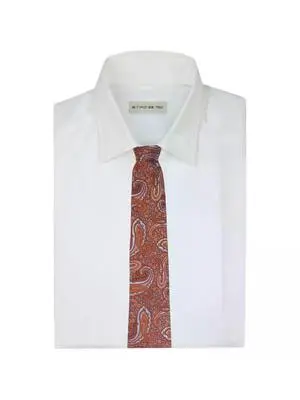 Etro Jacquard Paisley Neck Tie - Brown
