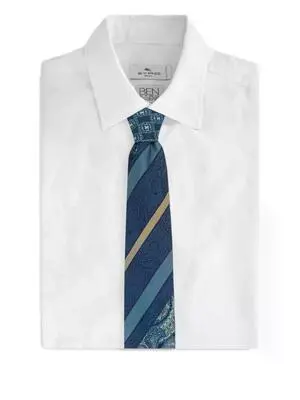 Etro Jacquard Patchwork Neck Tie