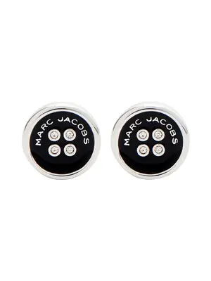 Marc Jacobs Button Stud Earrings - Silver