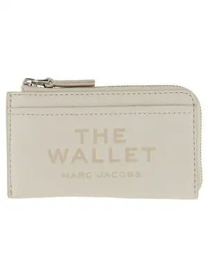 Marc Jacobs Leather Card Holder - White