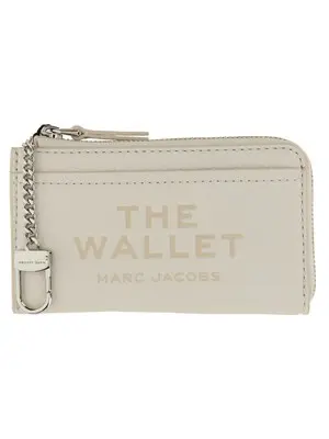 Marc Jacobs Leather Card Holder - White