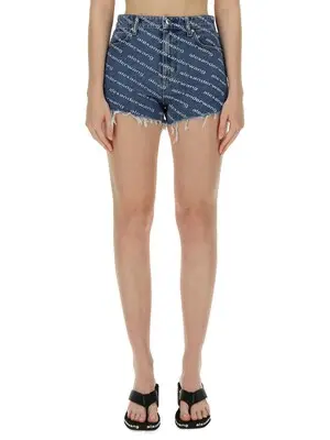 Alexander Wang Shorts With Logo