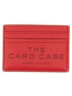Marc Jacobs Card Holder With Logo - Red