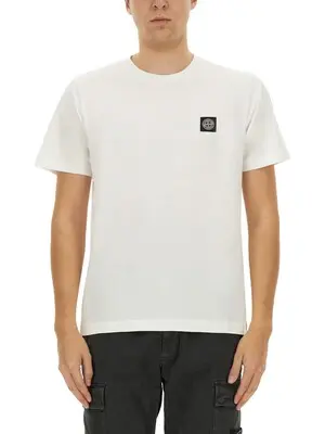 Stone Island T-shirt With Logo - White