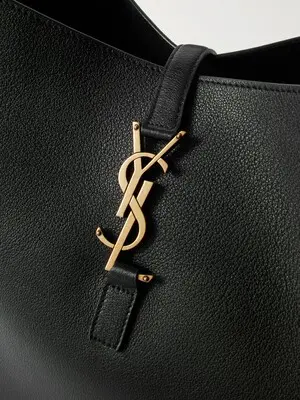 Saint Laurent Le 5 À 7 Large Leather Shoulder Bag - Black