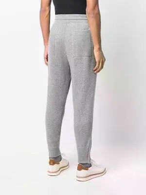 Brunello Cucinelli Ribbed-knit Cashmere Sweatpants