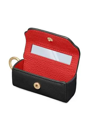 MAISON DE SABRE Leather Lipstick Charm - Black