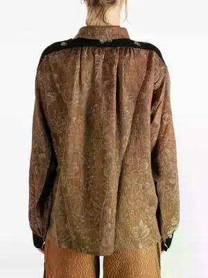 COMMUNS Floral Print Buttoned Shirt