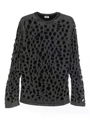 AVAVAV Distressed Crewneck Sweatshirt