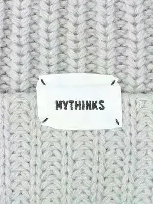 MYTHINKS Ribbed-knit Beanie - Grey