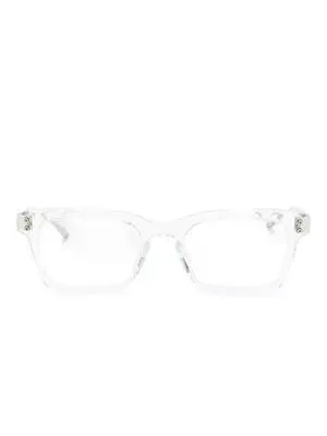 AKONI Square Frame Eyeglasses - White