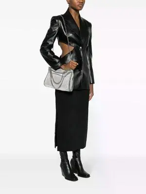 Stella McCartney Falabella Metallic-finish Tote Bag - Silver