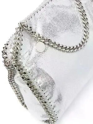 Stella McCartney Falabella Metallic-finish Tote Bag - Silver