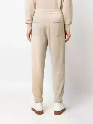 Brunello Cucinelli Intarsia-knit Cashmere Track Pants