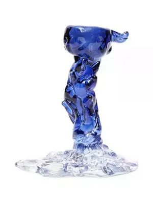 POLSPOTTEN Organic-shaped Candle Holder - Blue