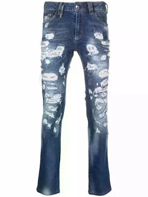 Philipp Plein Ripped Jeans For Men